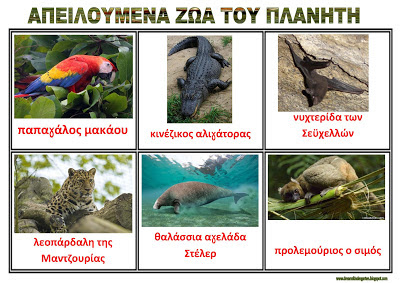 ΟΙ ΦΙΛΟΙ ΜΑΣ ΤΑ ΖΩΑ: ΑΠΕΙΛΟΥΜΕΝΑ ΖΩΑ