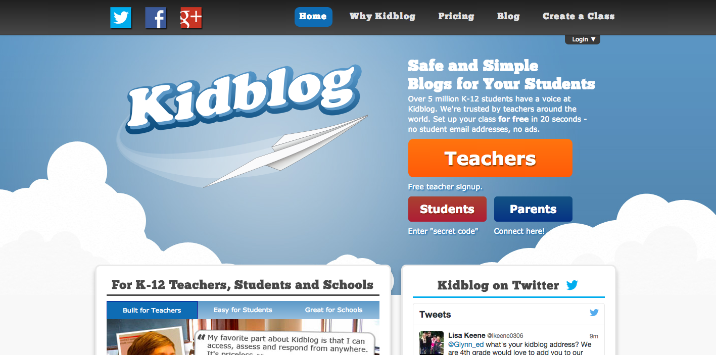 Blogging4Kids: Blogging With Kidblog