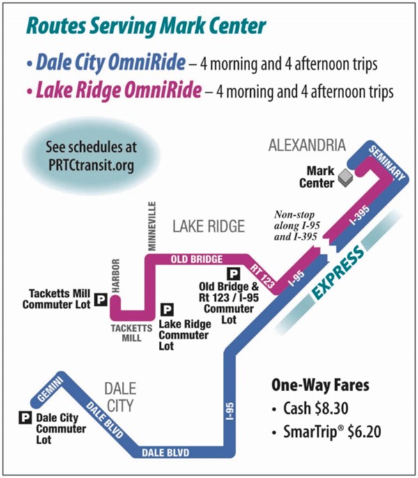 New Commuter Bus Service from Woodbridge to Mark Center ~ Sluglines
