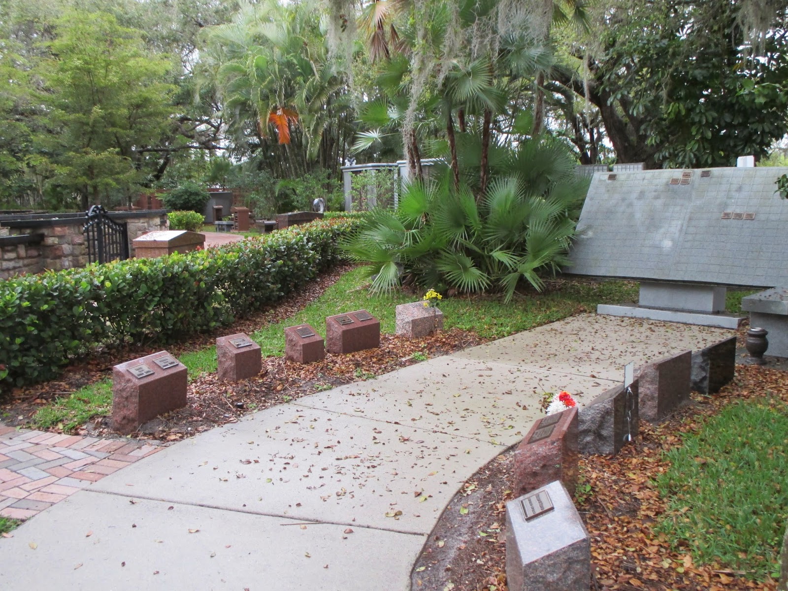 FINISHING TOUCHES: CREMATION GARDEN and MEMORIAL BENCHES