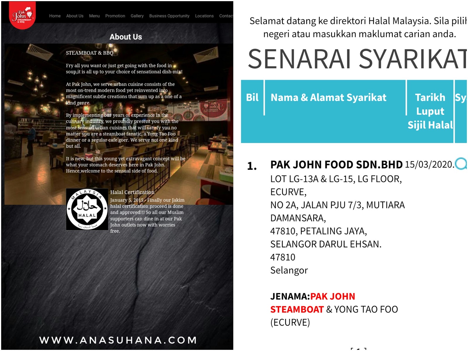 Lunch Date di Pak John Steamboat BBQ IOI City Mall Putrajaya - Ana Suhana