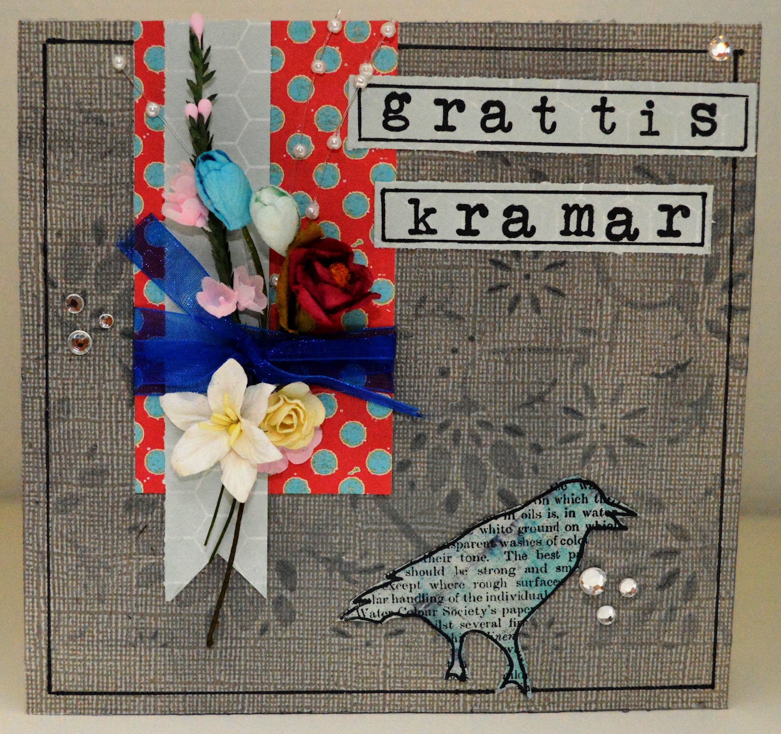 Scrapbrukets Blogg: Grattis kramar