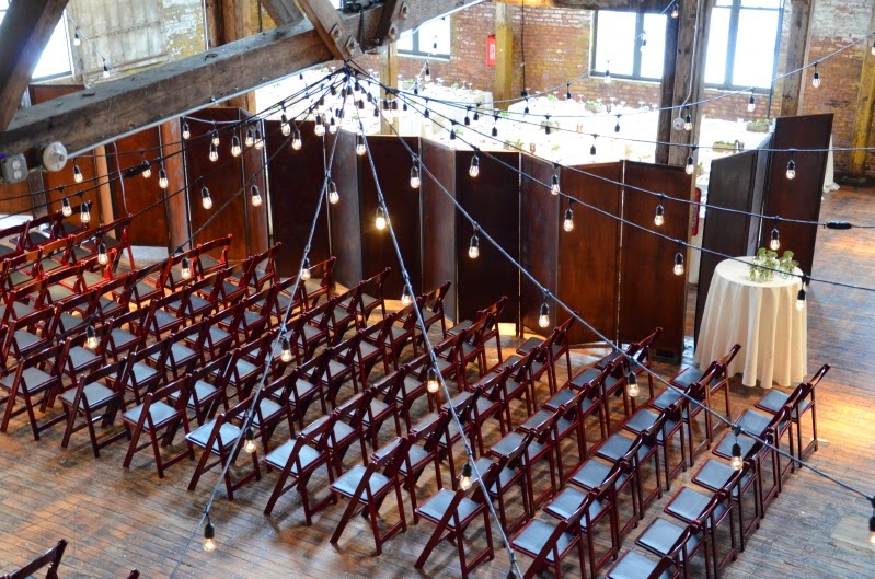 Universal Light and Sound: The Greenpoint Loft Wedding Lighting - String Lights - Saturday ...