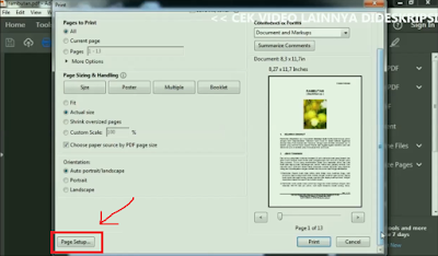 Cara Print PDF Full Ukuran Kertas F4 di Acrobat Reader DC - Tutorial ...