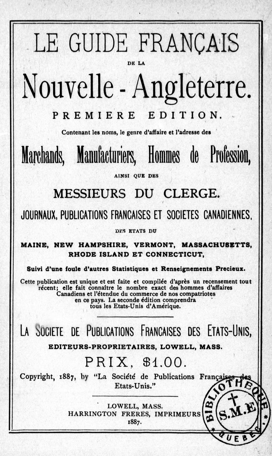 Genealogy: Beyond the BMD: French Canadians in the United States