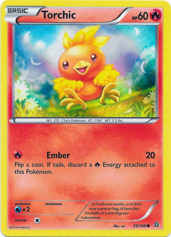 Torchic 25/160 -- Primal Clash Pokemon Card Review | PrimetimePokemon's ...