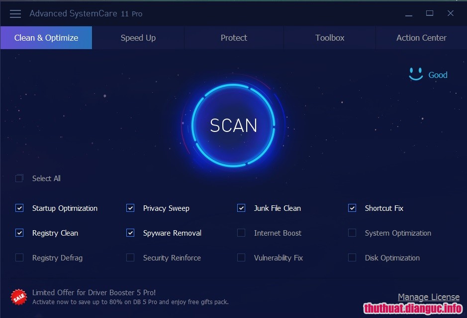 Download Advanced SystemCare Pro 12.1.0.210 Full Key | Viết bởi Dungtuyt