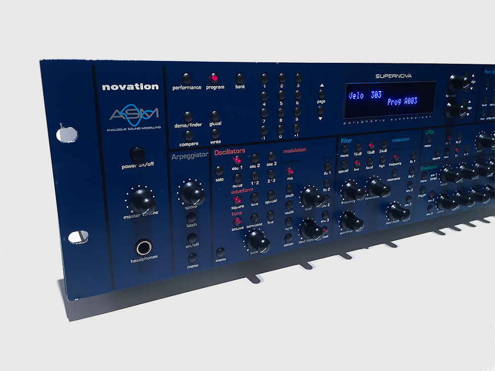 MATRIXSYNTH: Novation Supernova Mk1 Virtual Analogue Synthesiser Rack ...