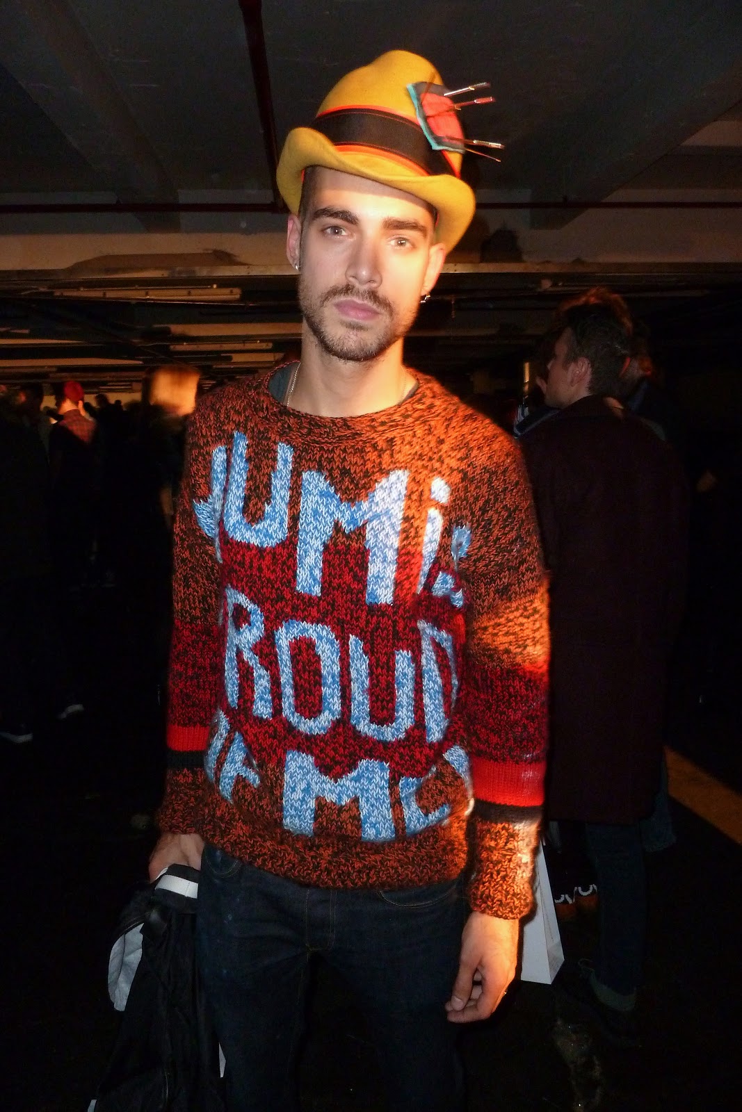 fredbutlerstyle: Monday 22nd October: Jordan Bowen milinery for Sorapol