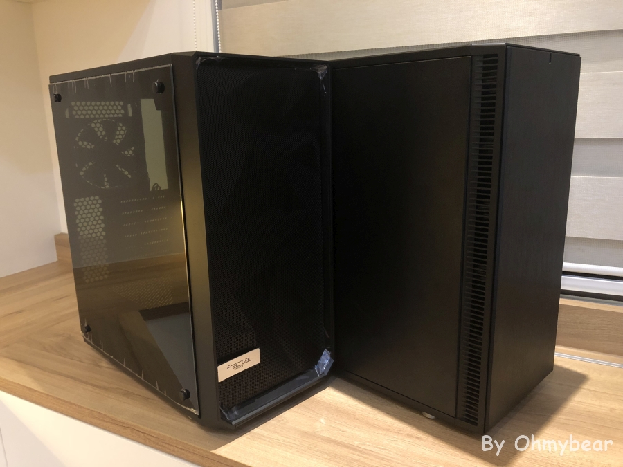 Ohmybear: Fractal Design Meshify C Dark TG 燻黑鋼化玻璃版 機殼