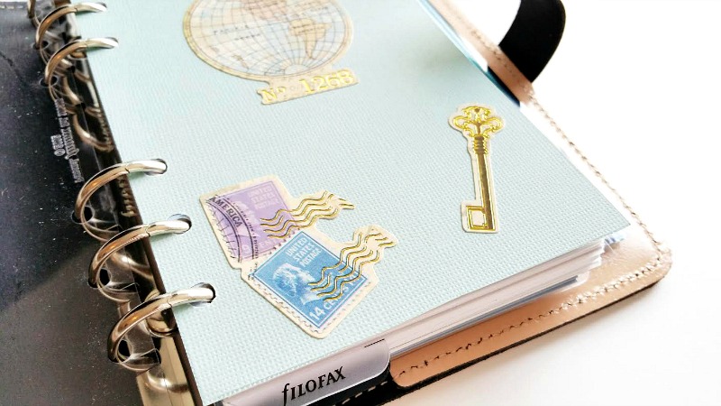 DIY Filofax dashboard / Seaweed Kisses