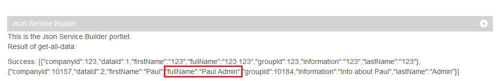 Java/Liferay blog: Extend Service Builder with JSON fields