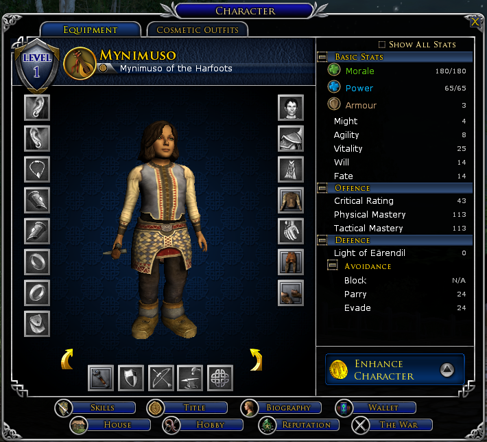 Myndariel's Middle Earth : Introducing the Minstrel: Level 1-20