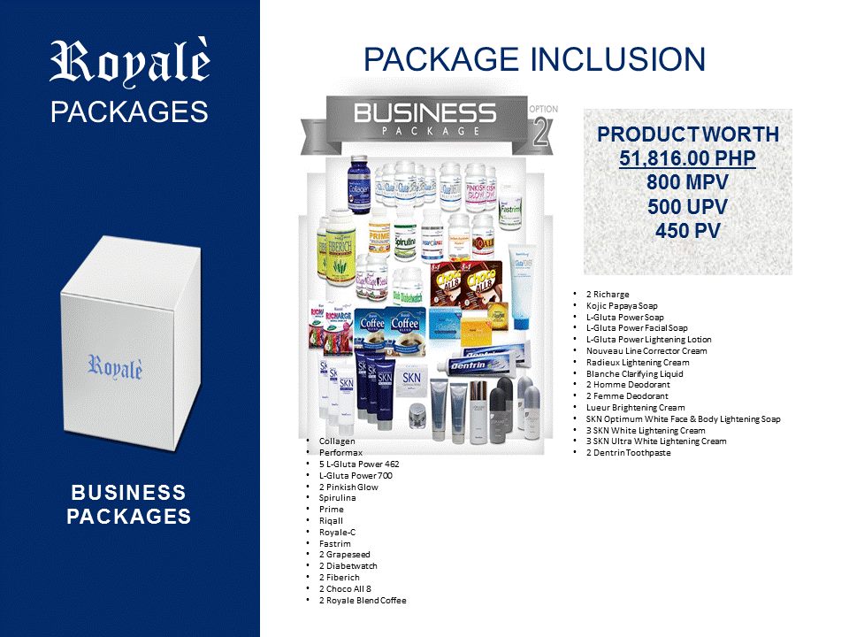 Royale Business Packages
