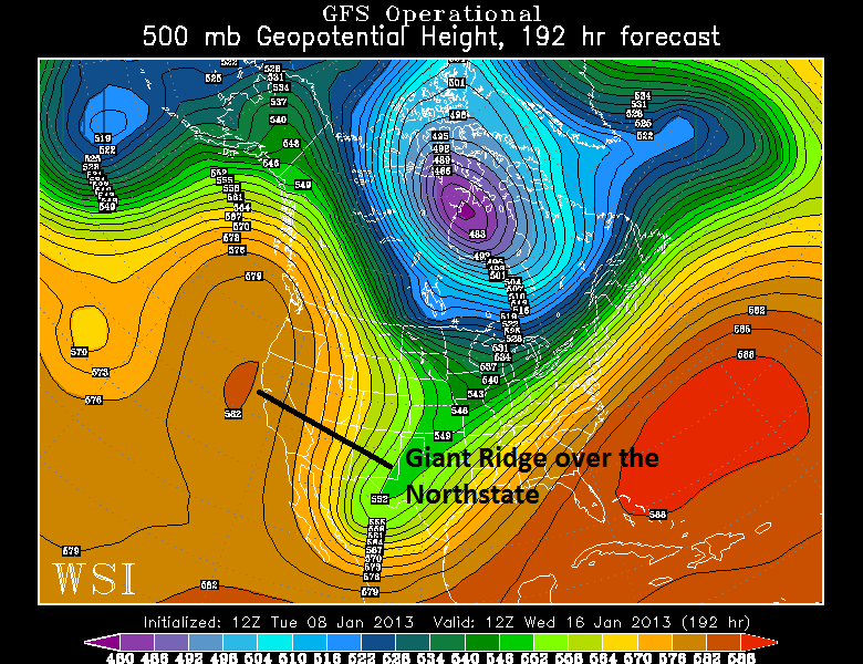 Rob Elvington's NorthState Forecast Blog: Wednesday's System & The Warm ...