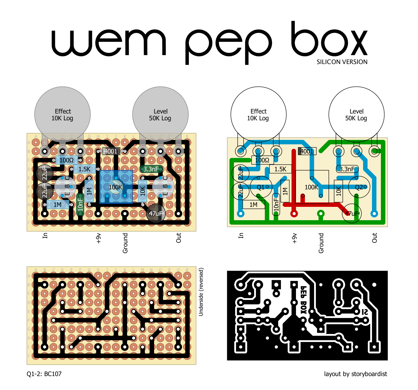 Perf and PCB Effects Layouts: WEM Pep Box