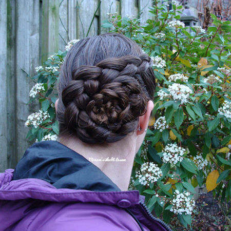 Miriam's Vlecht Lessen: Opvlechten (Dutch braid)