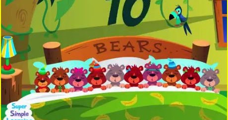 Jugando y aprendiendo juntos: Ten in the bed (Diez en la cama)