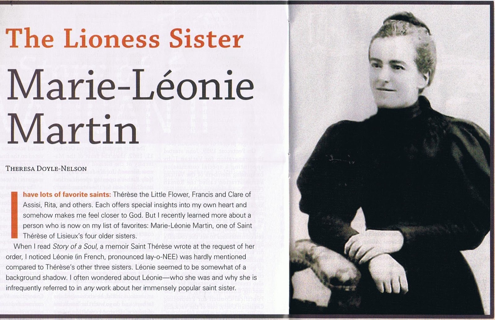 Léonie Martin – The Lioness Sister of St. Thérèse