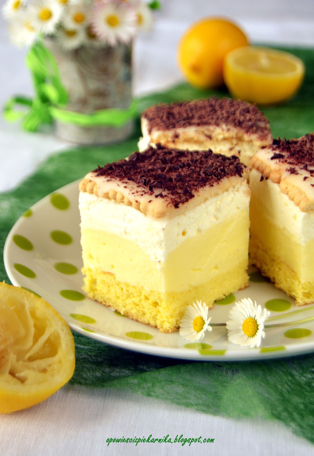 Opowieści z piekarnika: Kremowe ciasto cytrynowe