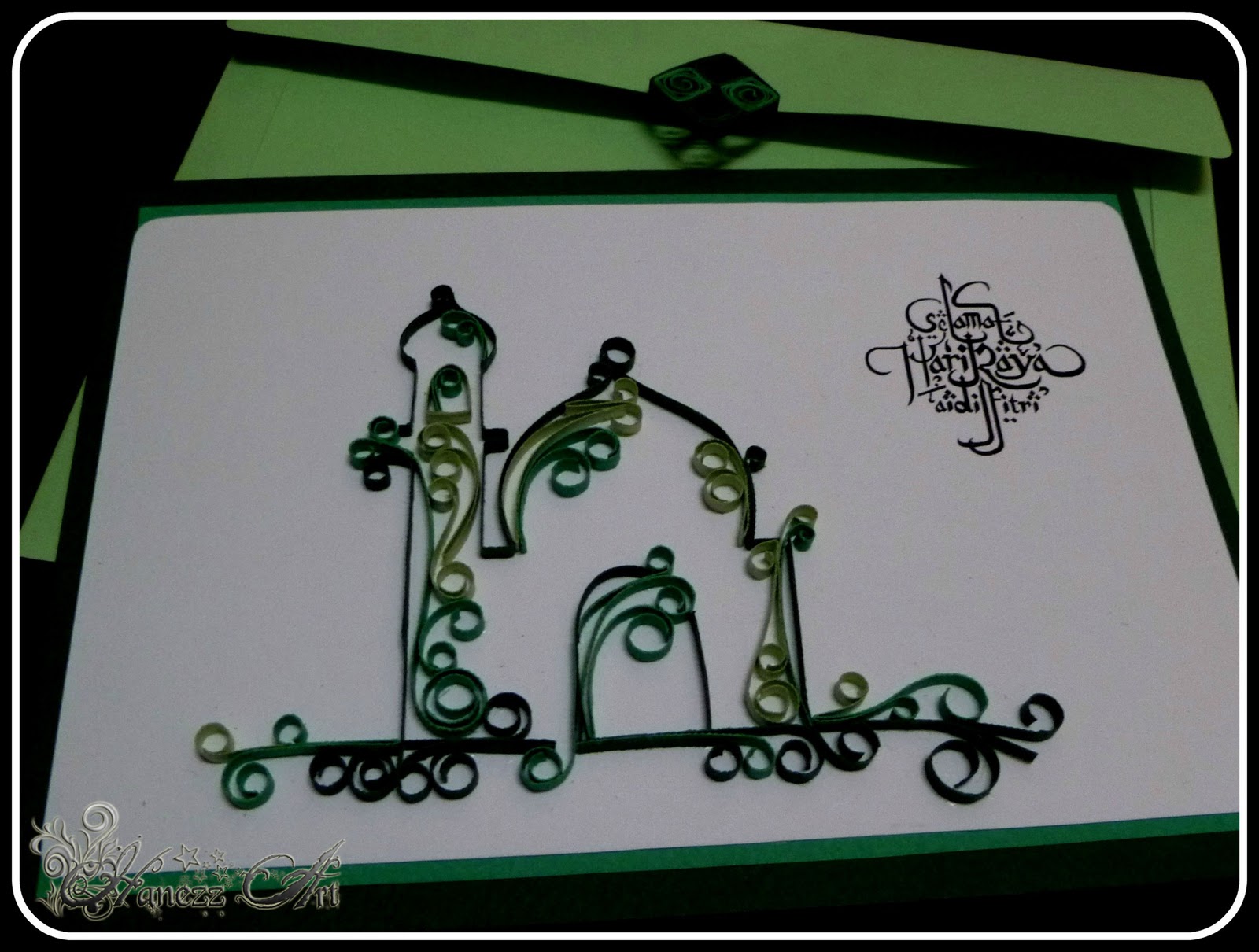 Hanezz Art: Card: Happy Aid Fitri to all