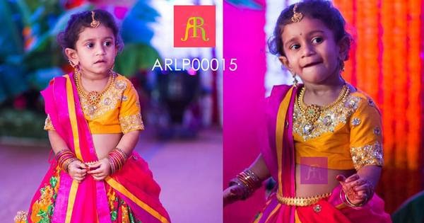 Baby in Anitha Reddy Lehenga - Indian Dresses