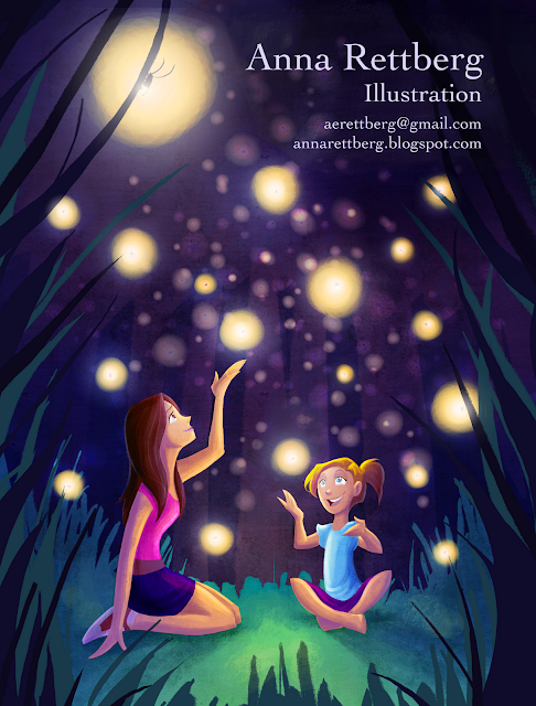 Anna Rettberg: Fireflies Card
