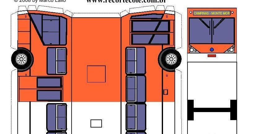 SP. Papel Modelismo: PaperBus Urbano