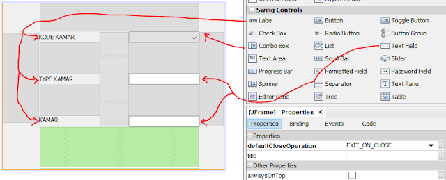 Penggunaan Combo Box pada Java Netbeans