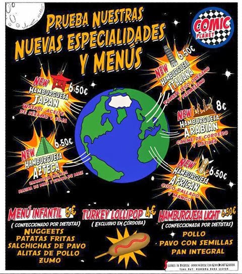 AVENTUREROS GASTRONÓMICOS: COMIC PLANET CÓRDOBA