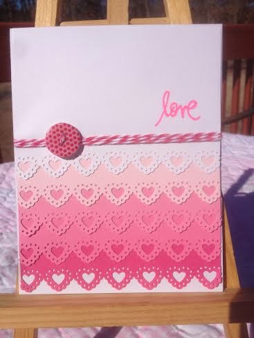 Scrap-n-Sew Granny: Love Hearts Card