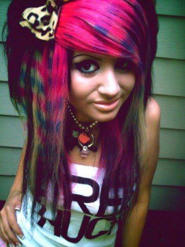 emo: Emo and Scene Leopard Print Hair Inspiration