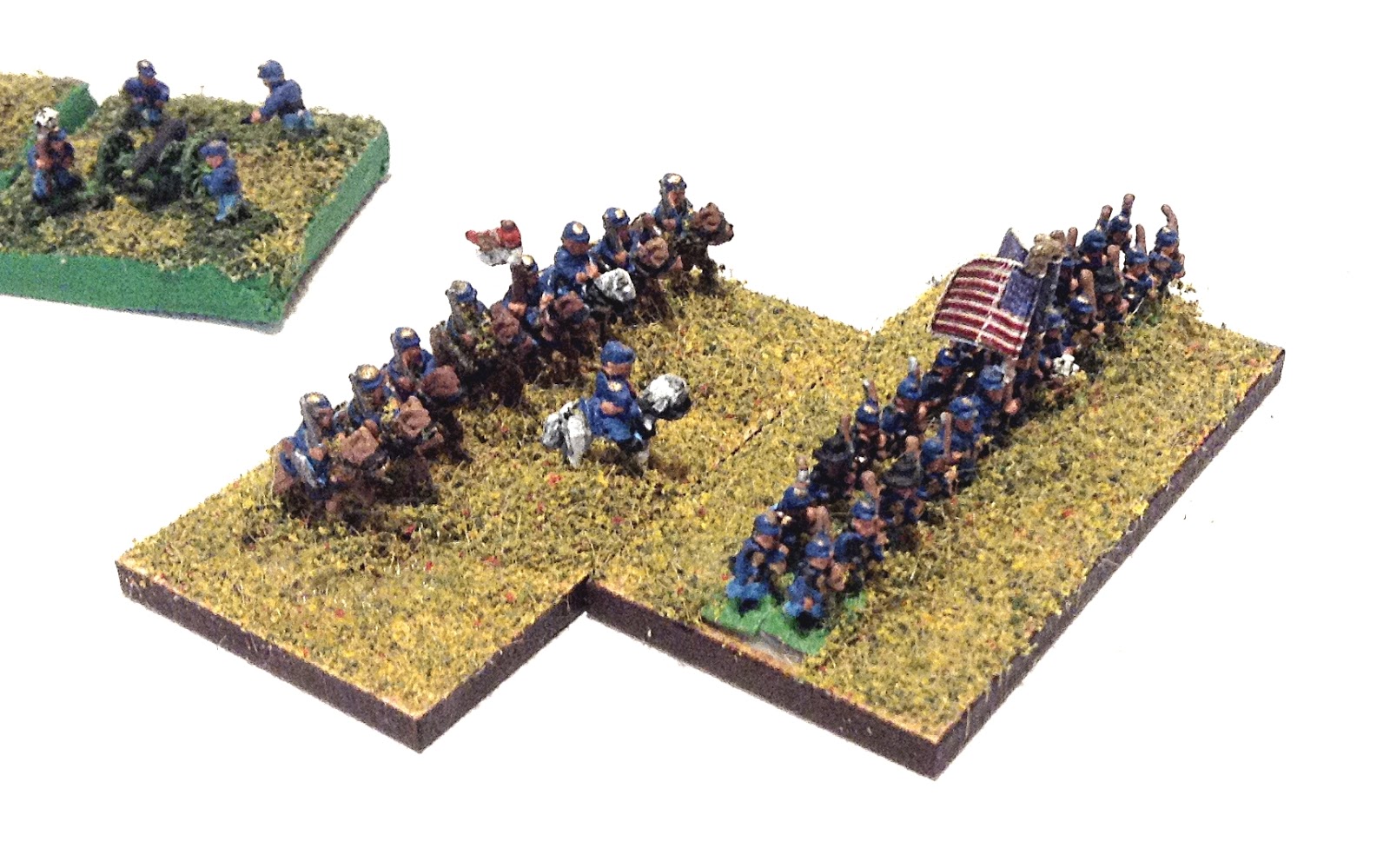 Wargaming in Sverige!: Re basing 6mm Union Miniatures of Altar of Freedom