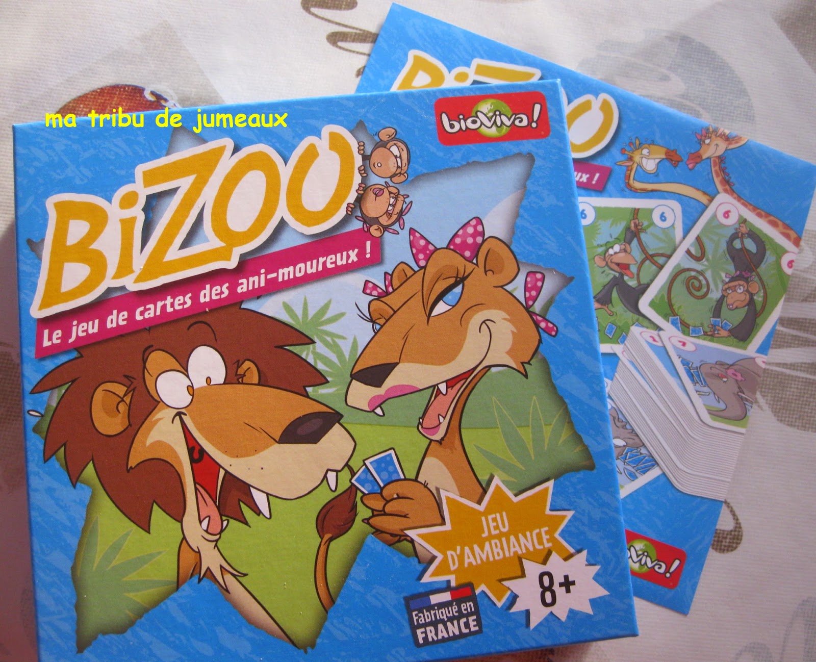 Ma tribu de jumeaux, : BiZoo de Bioviva, un jeu rigolo