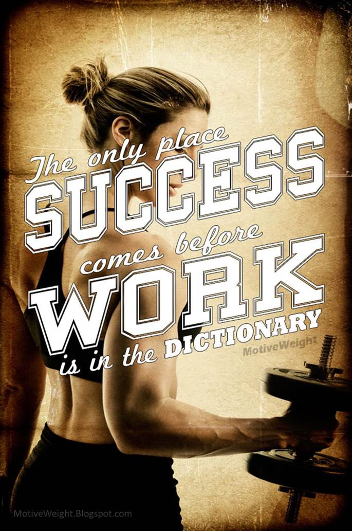 MotiveWeight: Work Comes BEFORE Success