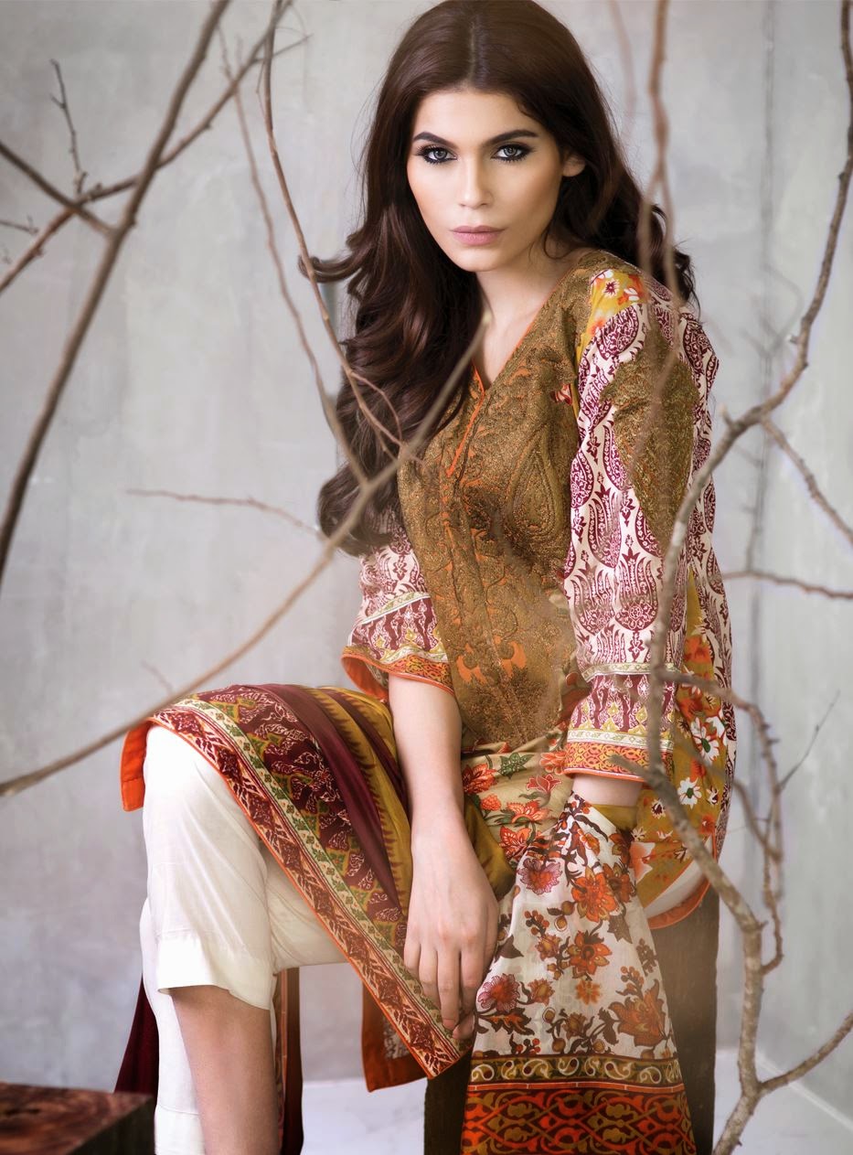 Sana Safinaz Lawn collection 2015 for Spring Summer Season - Indian ...
