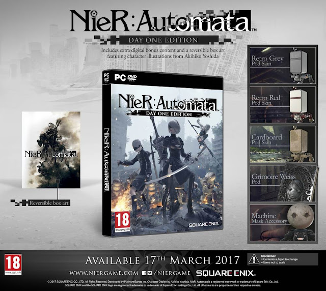 NieR AUTOMATA : DAY ONE EDITION - 8 DVD | COPY DISC