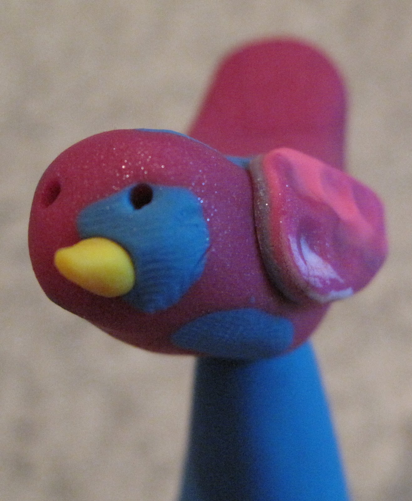 Angela Anderson Art Blog: Polymer Clay Birds & Houses - After School Art