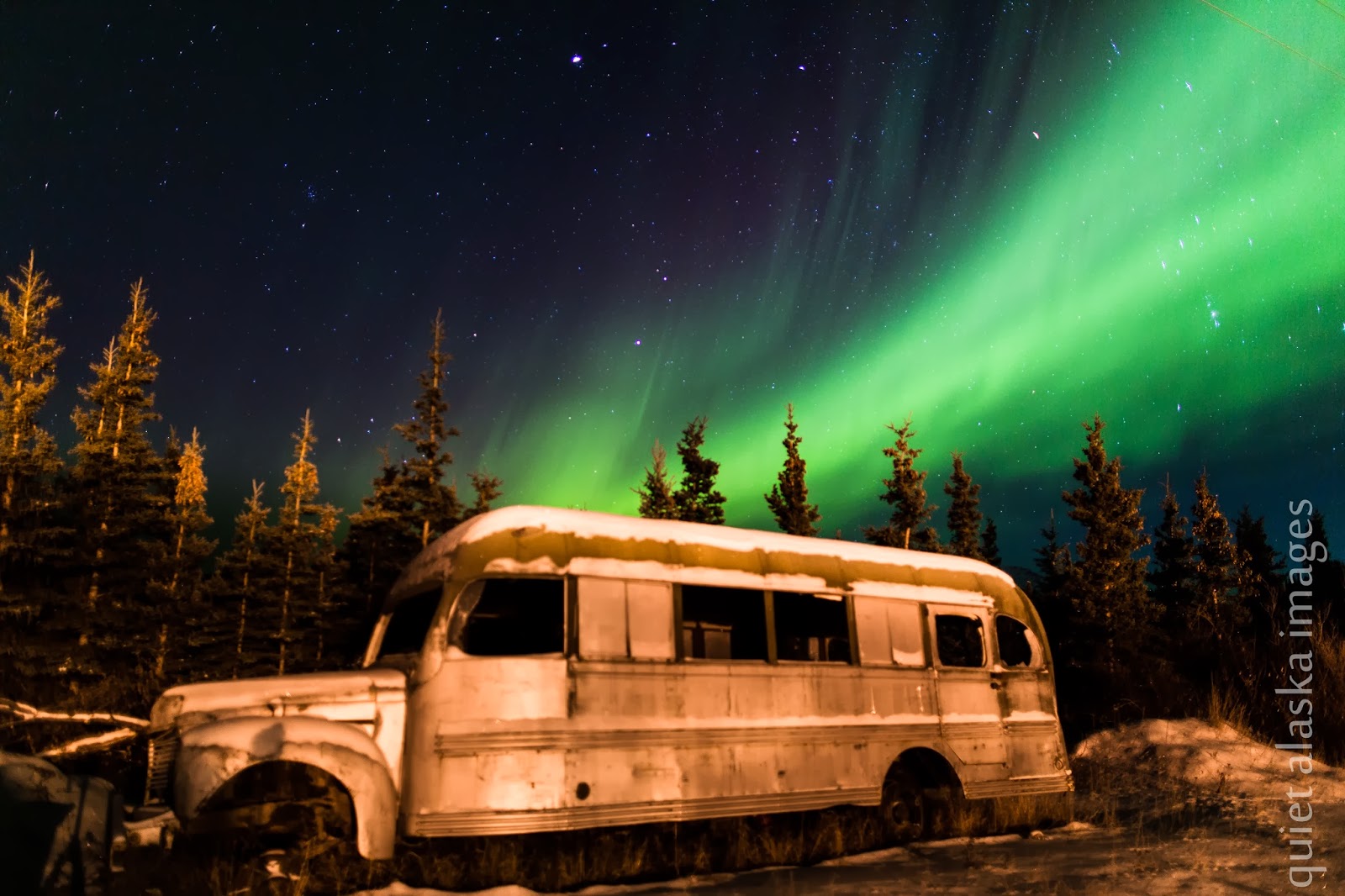 quiet alaska images: sunday night in anchorage