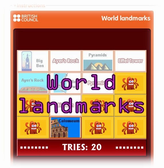 The United Quinto: Game: World landmarks