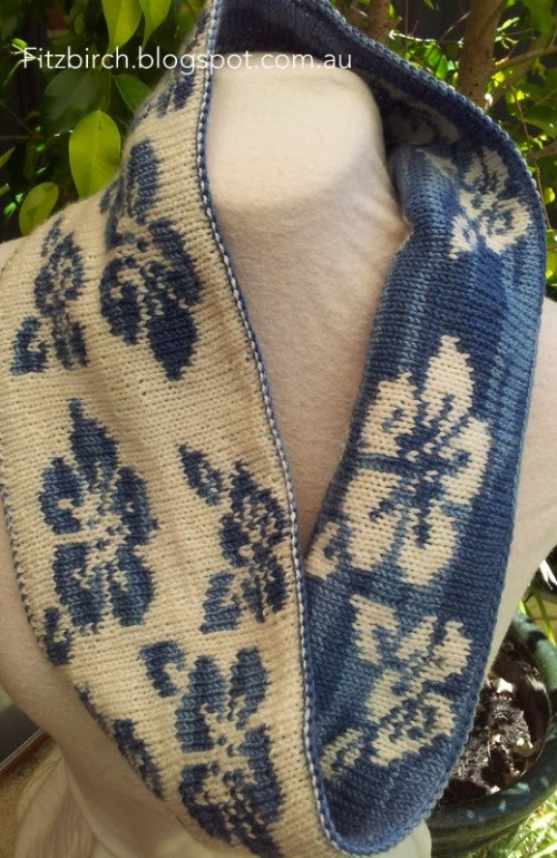 Beautiful Skills - Crochet Knitting Quilting : Double Knit Floral Cowl ...