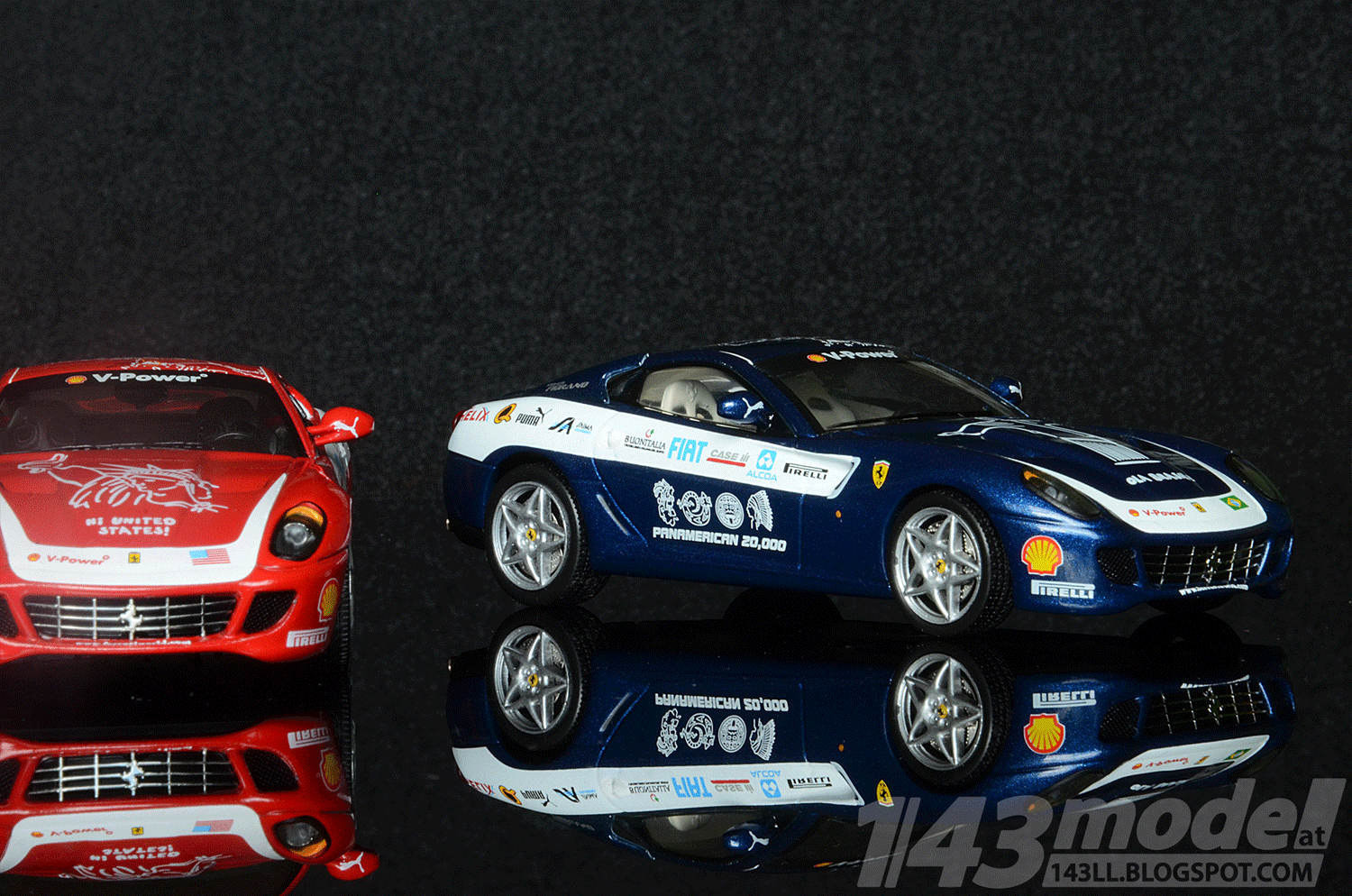143modell: Ferrari 599 GTB Panamerican 20000, Ixo 1/43