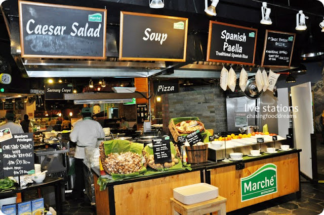 CHASING FOOD DREAMS: Marchè Restaurant, The Curve: It’s All about Fresh ...