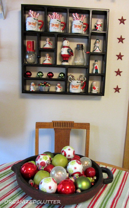 Kitchen Christmas Shadow Box - Organized Clutter