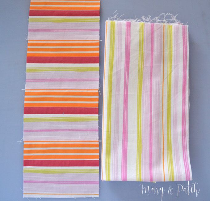 How to make your own striped fabrics! | Mary & Patch