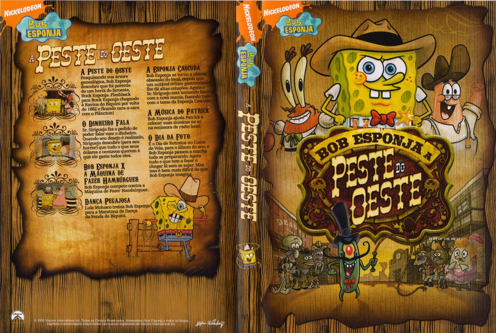 Baratta-infantil: Bob Esponja - A Peste no Oeste