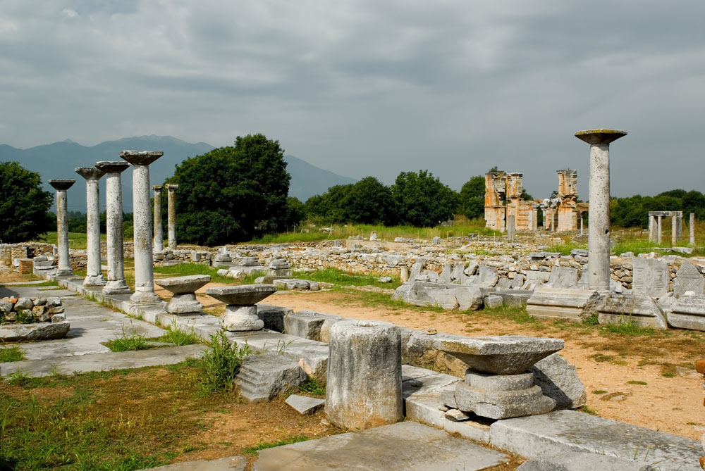 Η αγορά στην Αρχαία πόλη των Φιλίππων