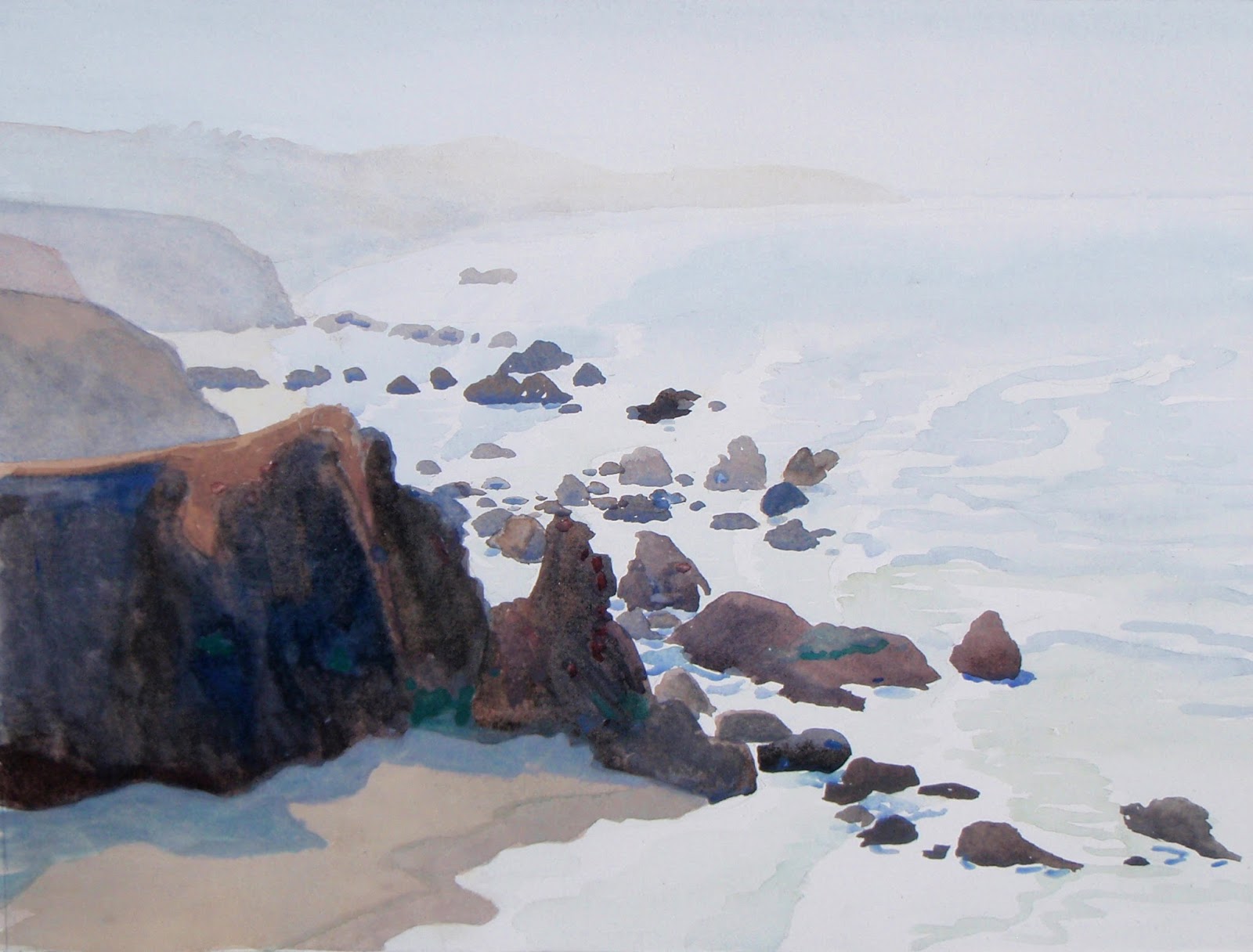 robin purcell california watercolors in the plein air tradition: 2017