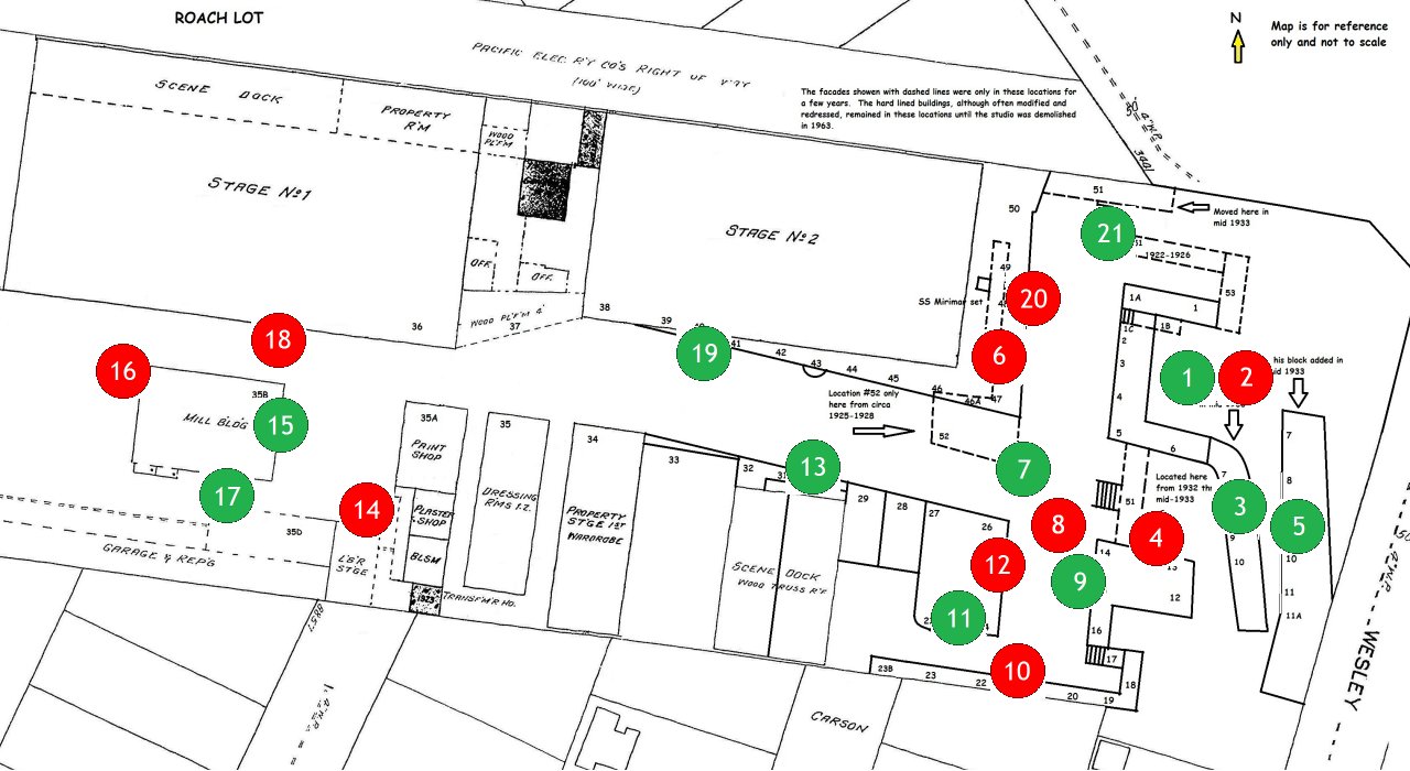 Thelma Todd: Hal Roach Studios Back Lot