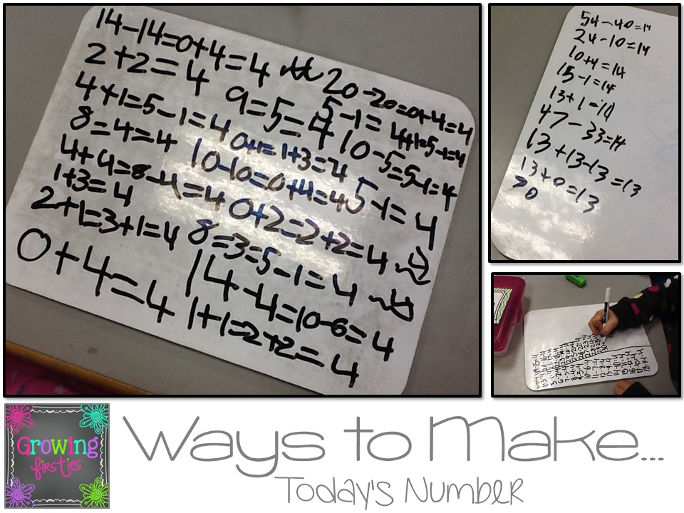 Primary Chalkboard: Number-Sense & Fluency Building Math Routine